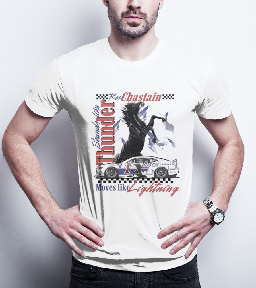 Ross Chastain Thunder Lightning Trackhouse Racing NASCAR T-Shirt