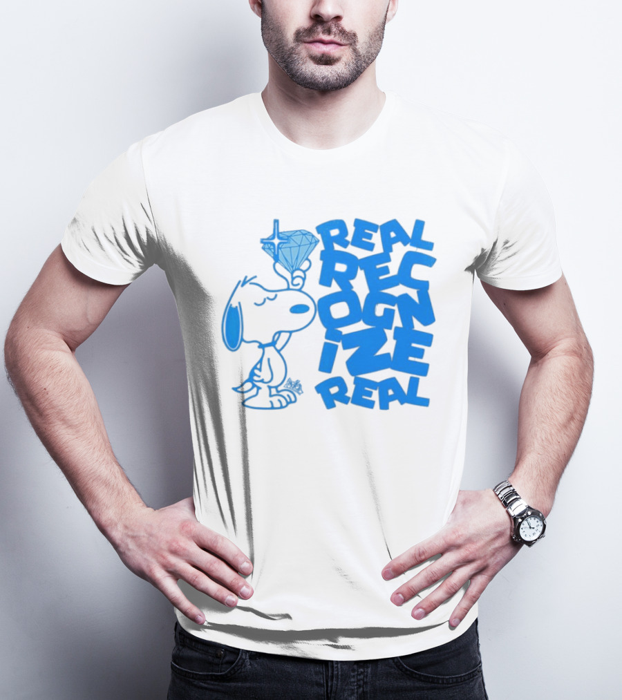 Snoopy Peanuts Real Recognize Real Diamond T-Shirt