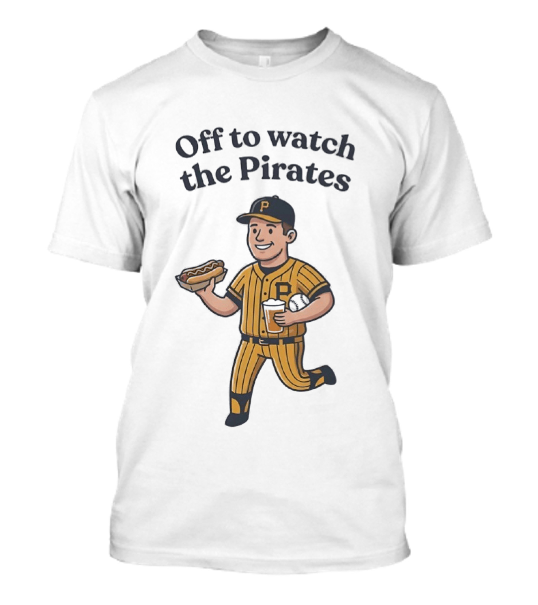 Off To The Pirates Pittsburgh Pirates Baseball Fan T-Shirt