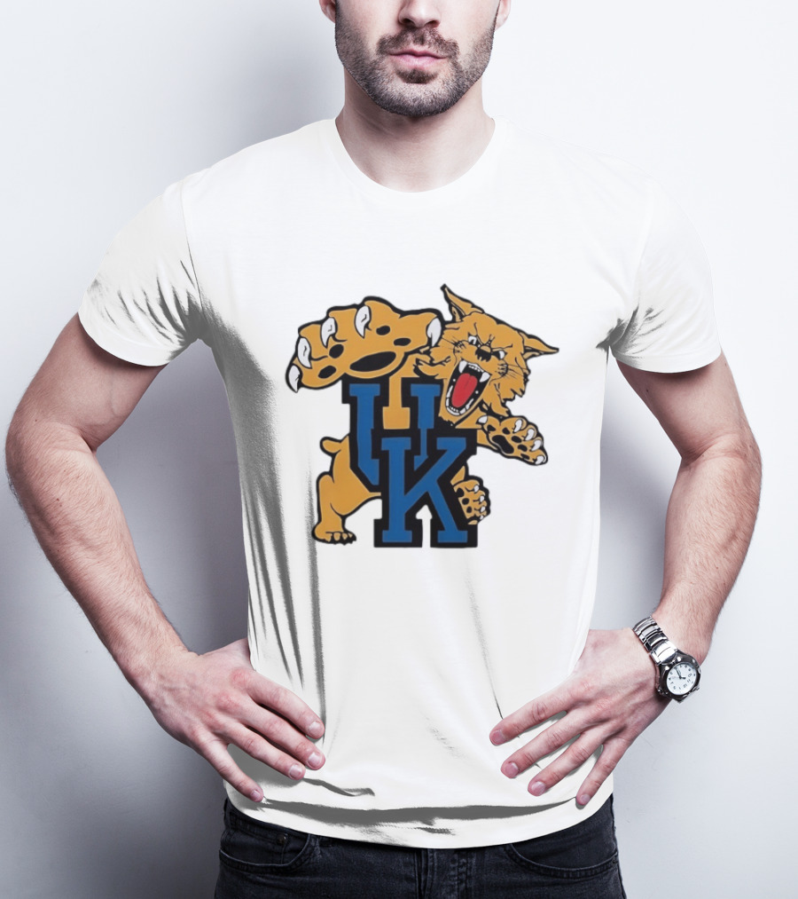 University Of Kentucky Wildcats UK Claw Mascot Sports Team T-Shirt