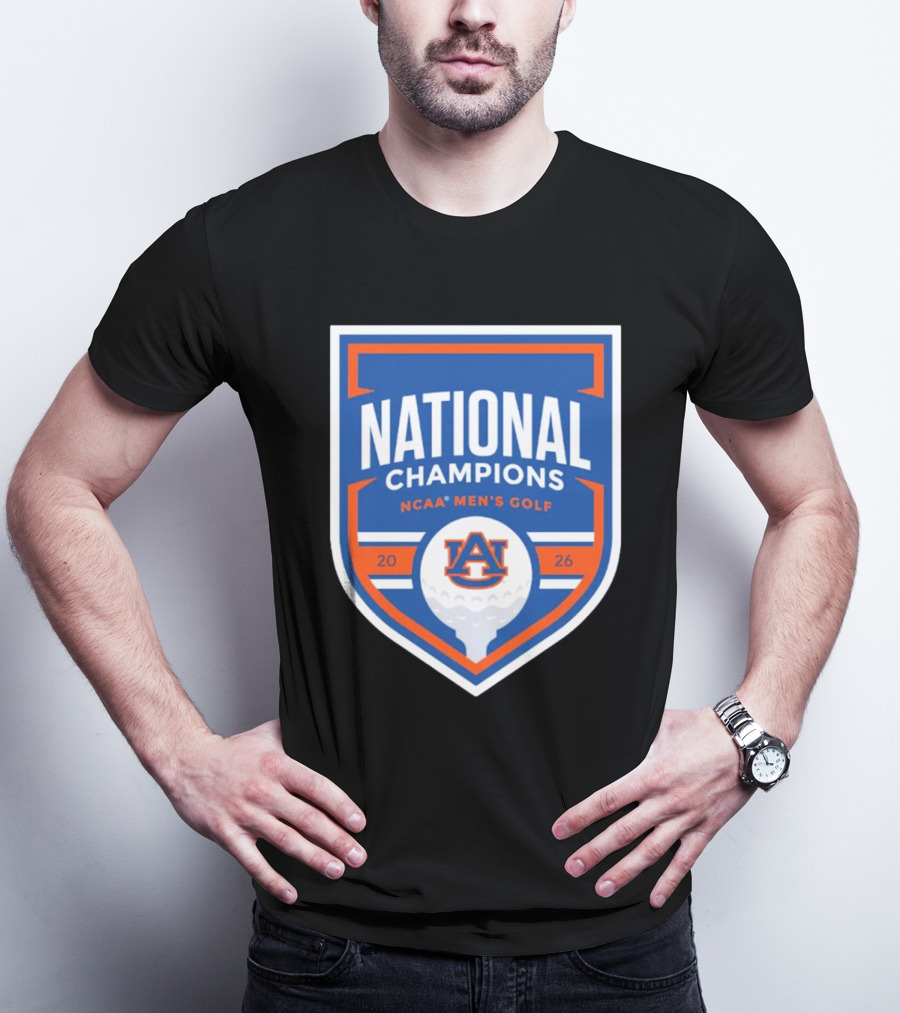 Auburn Tigers National Champions 2026 NCAA Men's Golf T-Shirt