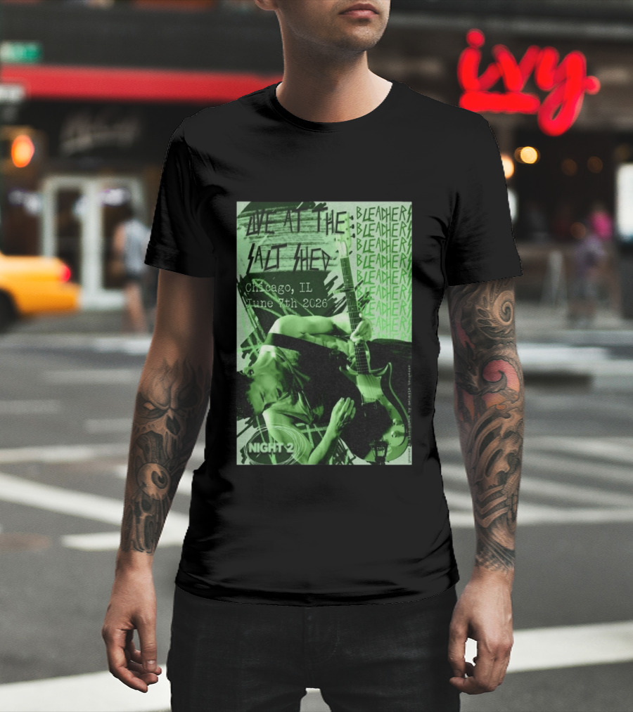 Bleachers Live At The Salt Shed Chicago June 7th 2026 Night 2 T-Shirt