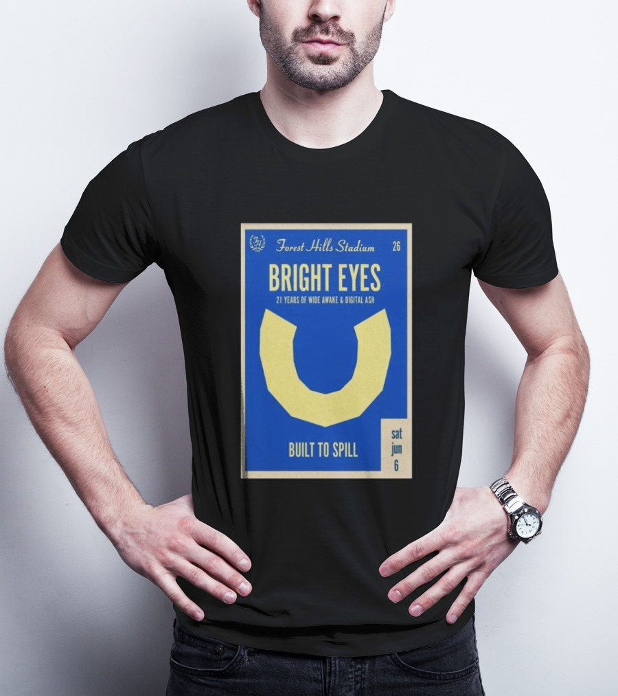 Forest Hills Stadium Bright Eyes 21 Years Of Wide Awake And Digital Ash Built To Spill June 6 T-Shirt