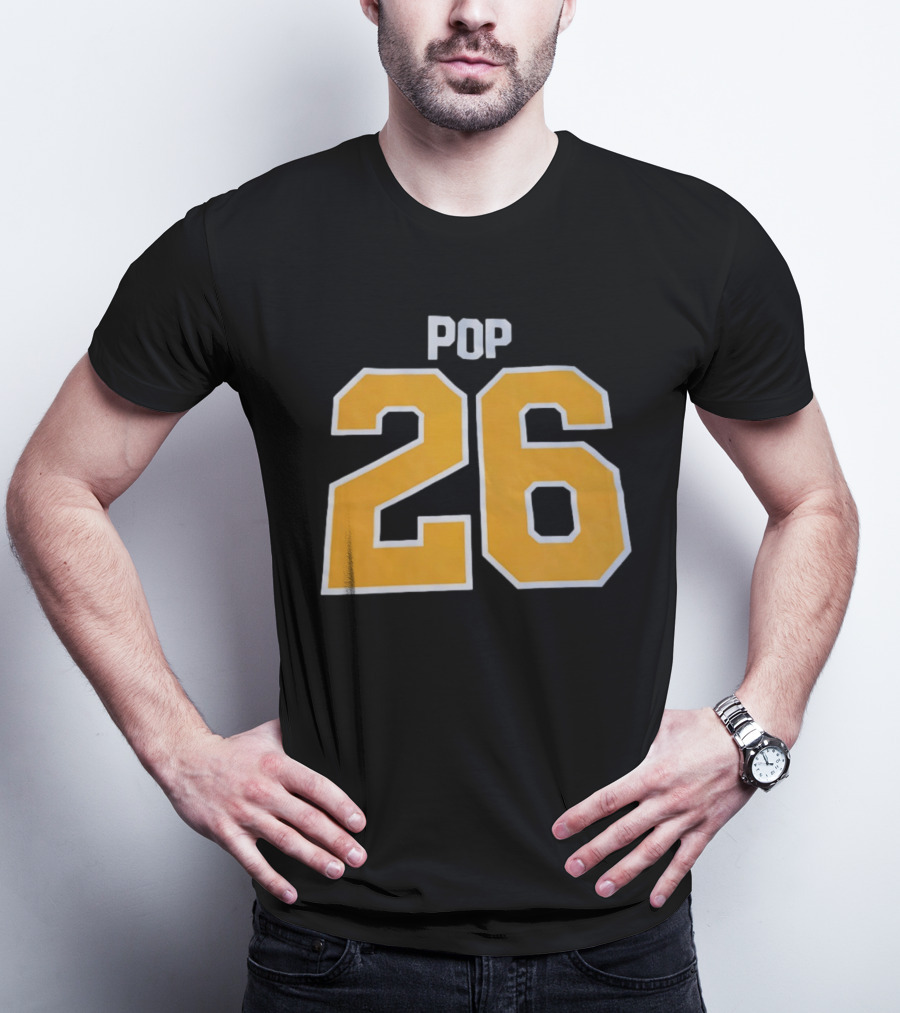 Gregg Popovich San Antonio Spurs NBA Pop 26 T-Shirt