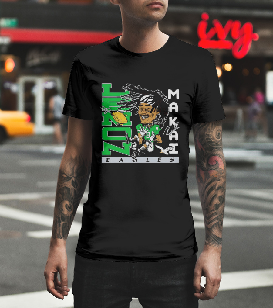 Lemon Zone Makai Eagles Jalen Hurts Philadelphia T-Shirt