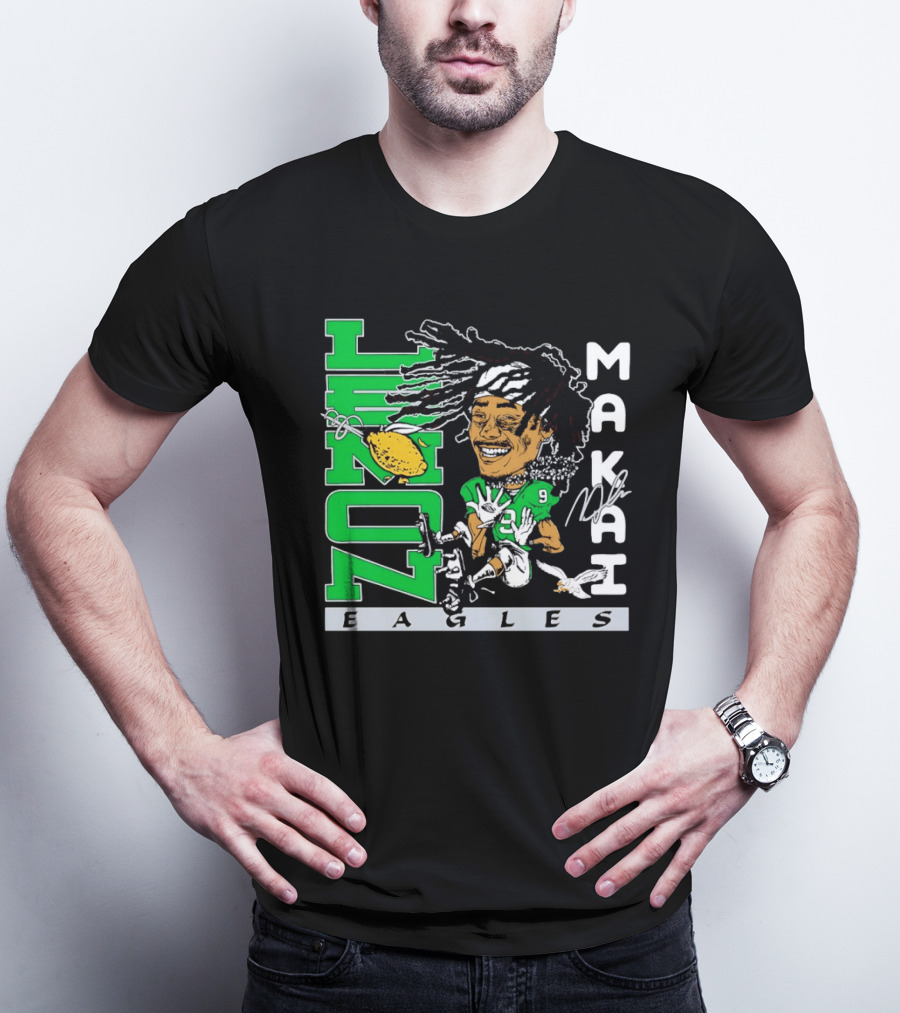 Lemon Zone Makai Eagles Jalen Hurts Philadelphia T-Shirt