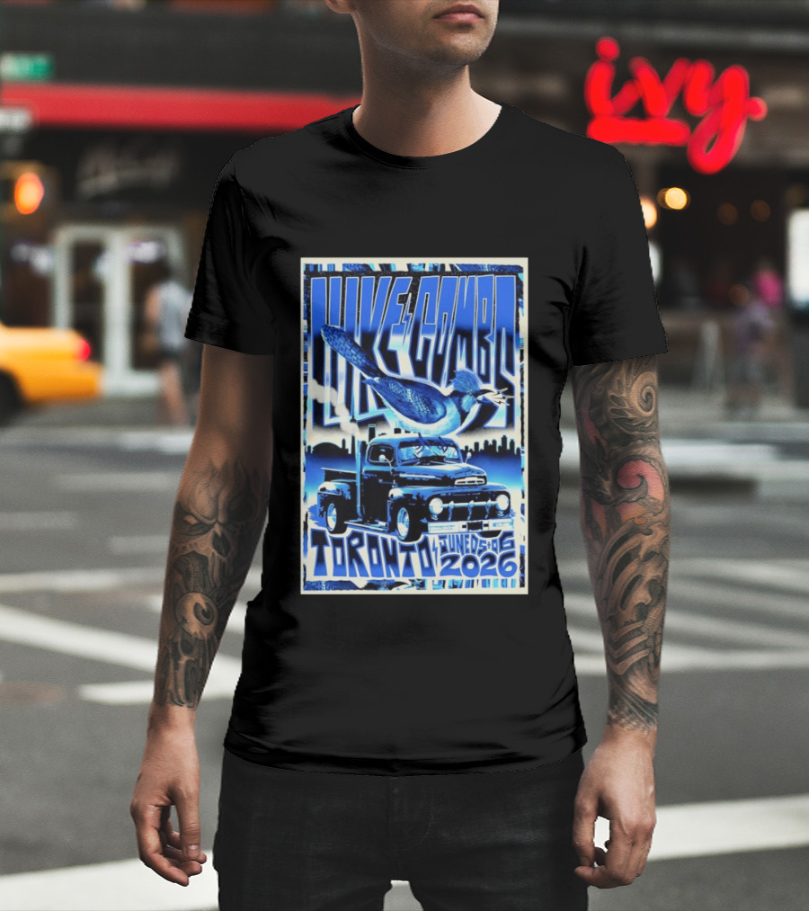 Luke Combs Toronto June 6 2026 Blue Jay Truck Concert Tour T-Shirt