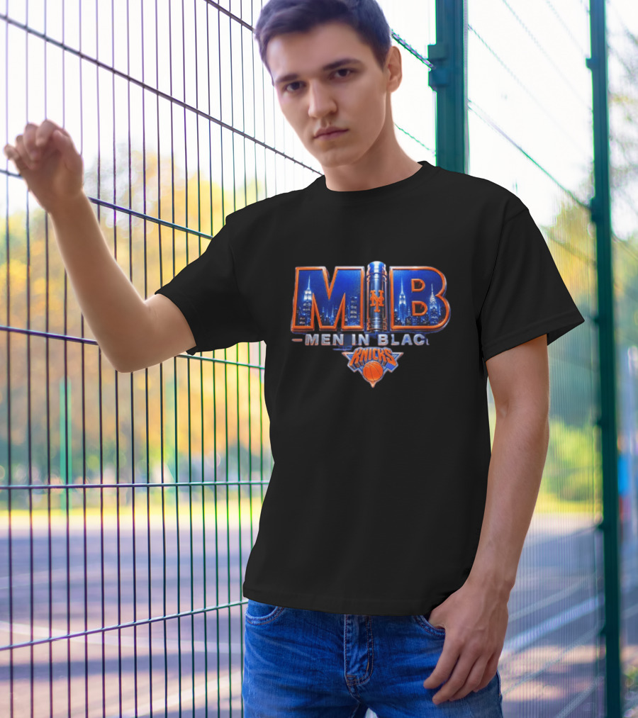 MIB Men In Black New York Knicks T-Shirt