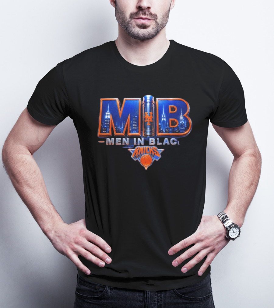 MIB Men In Black New York Knicks T-Shirt