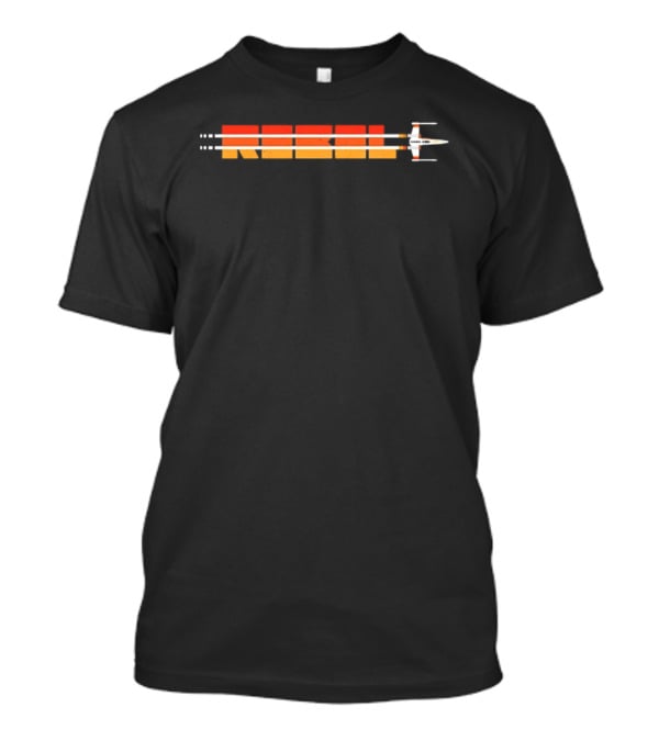 Rebel Star Wars X Wing Fighter Sunset Flight Path T-Shirt