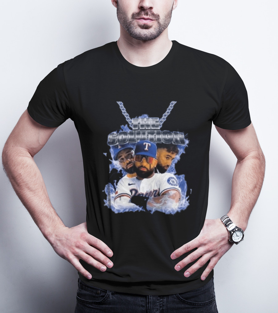 The Solution Ezequiel Duran Texas Baseball Player Chain T-Shirt