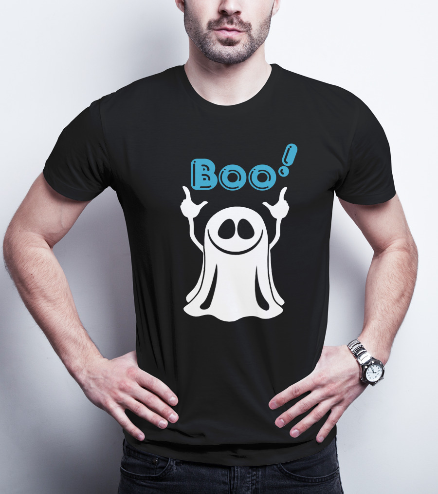 Boo Ghost Spooky Halloween Fun T-Shirt