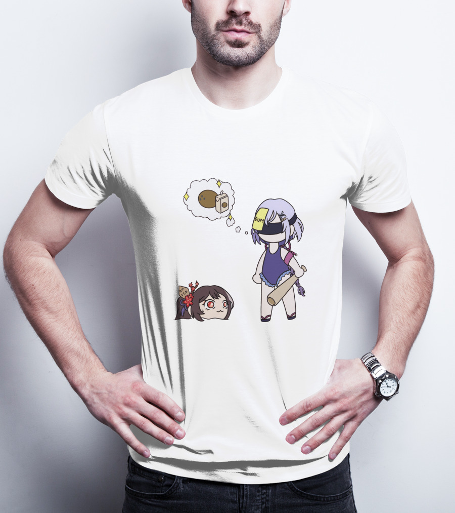 Qiqi Dumpling Vision With Hutao Adorable Interaction T-Shirt
