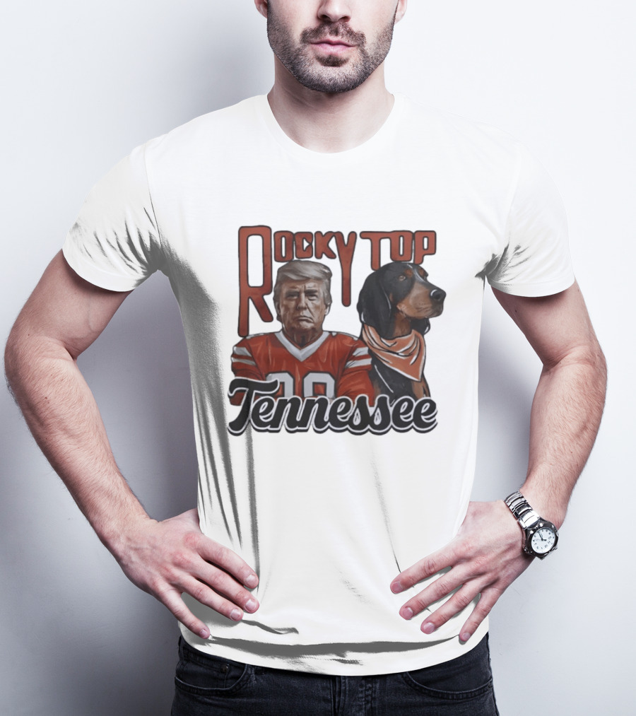 Tennessee Volunteers Rocky Top Donald Trump Smokey Dog T-Shirt