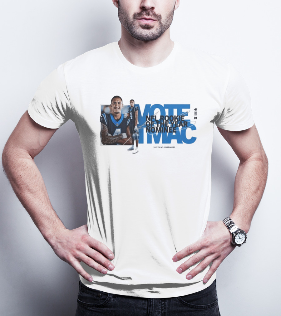 Vote For NFL Rookie Tetairoa McMillan Carolina Panthers Nominee Campaign T-Shirt