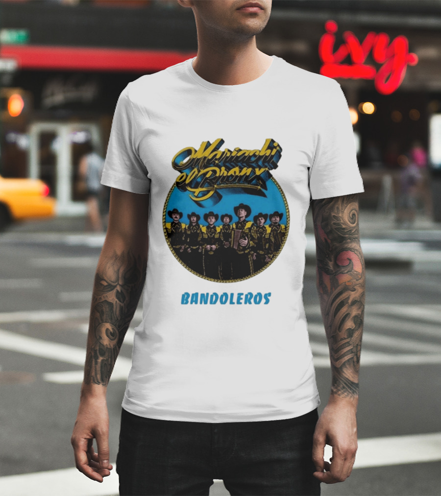 Mariachi El Bronx Bandoleros Retro Music T-Shirt