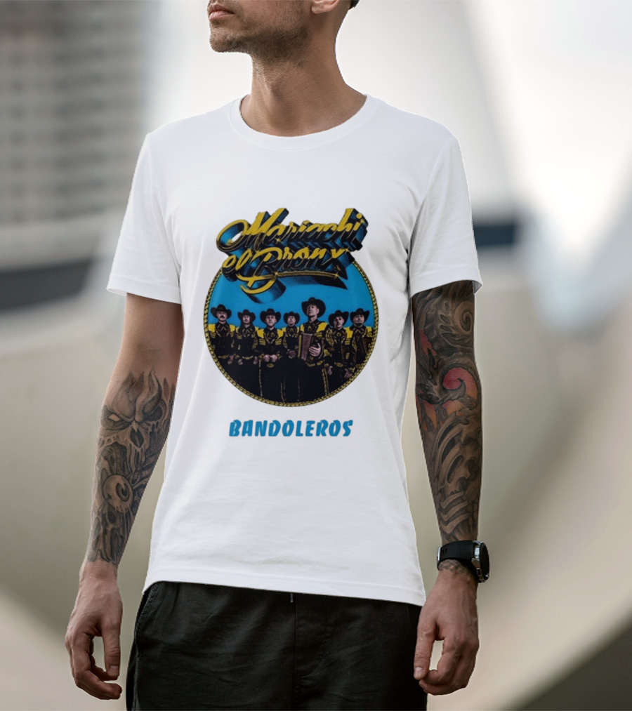 Mariachi El Bronx Bandoleros Retro Music T-Shirt