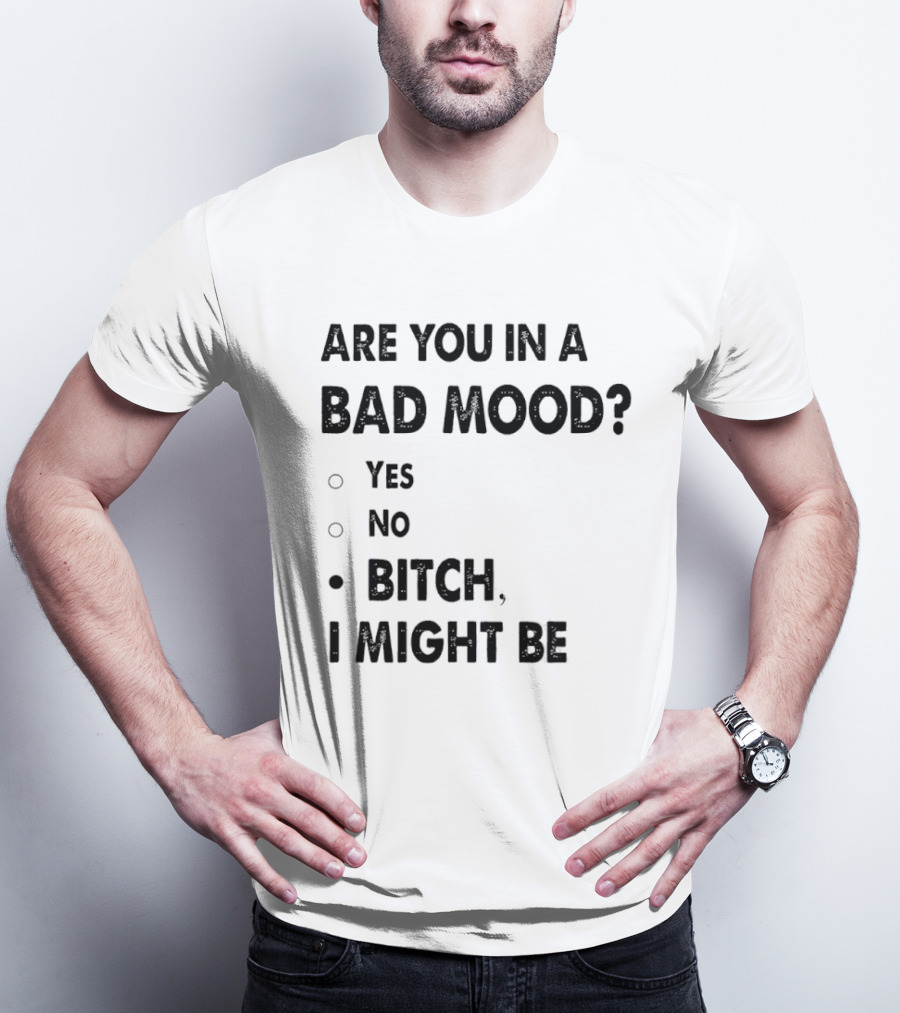 Are You In A Bad Mood Yes No Bitch I Might Be T-Shirt