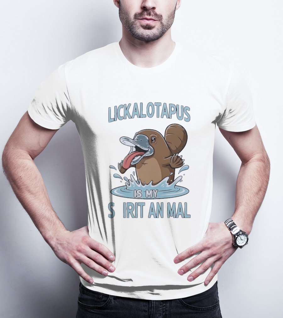 Lickalotapus Platypus Is My Spirit Animal T-Shirt