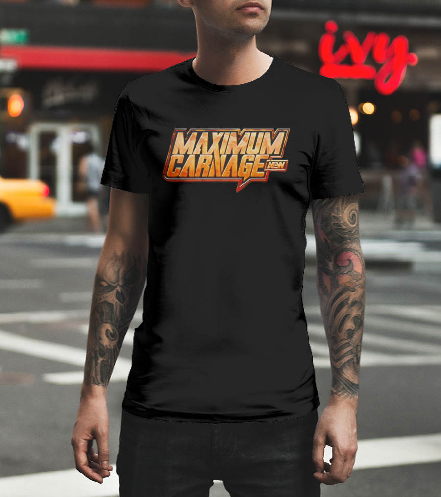 AEW Maximum Carnage 2026 Event Wrestling Promotion T-Shirt