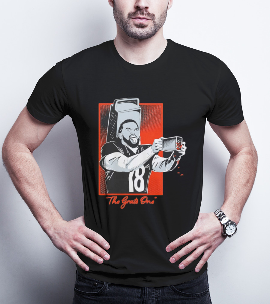 Caleb Williams The Grate One Sports Tribute With Cheese Grater T-Shirt
