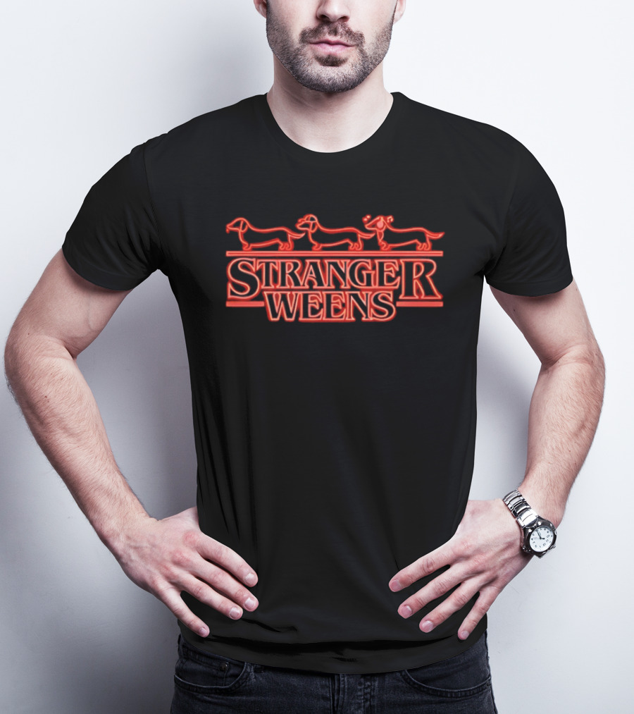 Stranger Weens Edition Featuring Dachshunds In Stranger Things T-Shirt