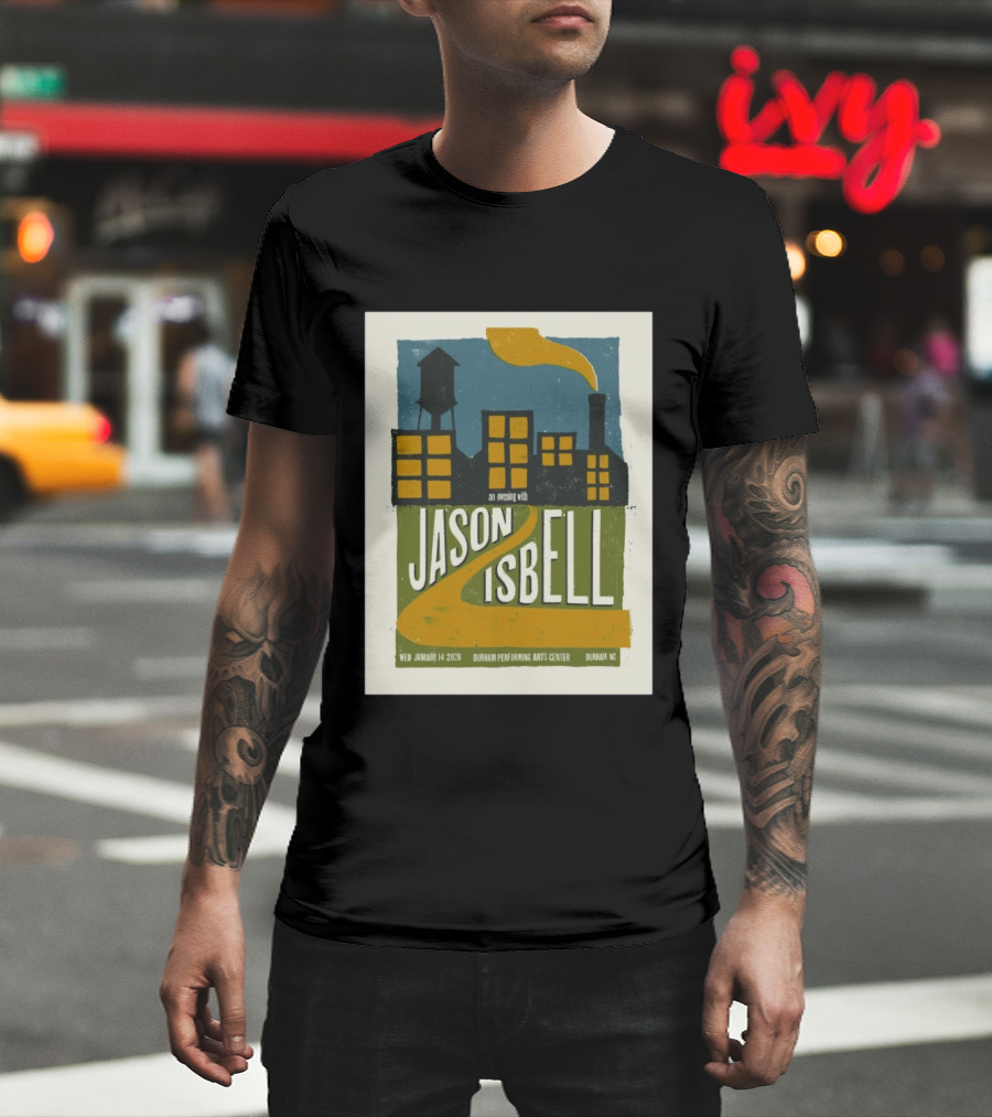 An Evening With Jason Isbell Durham Performing Arts Center January 14 2026 T-Shirt