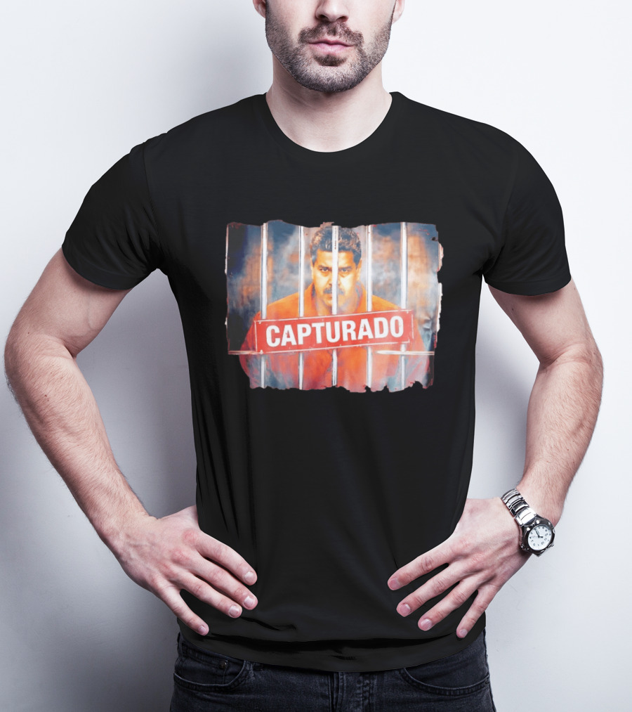 Nicolas Maduro Capturado Behind Bars Prison T-Shirt