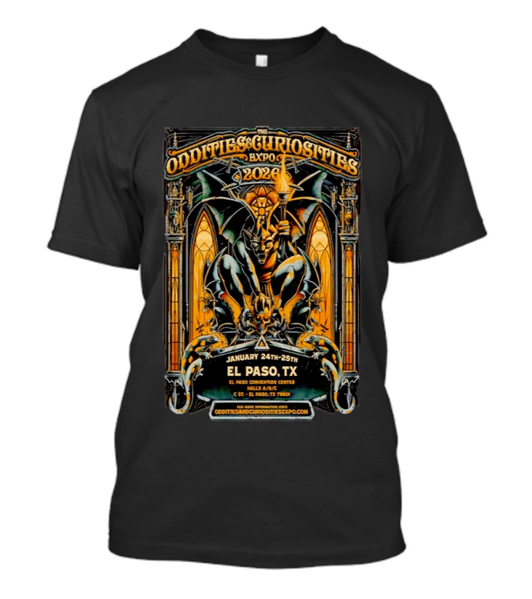 Oddities And Curiosities Expo 2026 El Paso Texas January 24th 25th Event Details T-Shirt