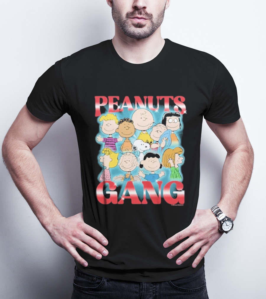 Peanuts Gang Charlie Brown Snoopy Friends T-Shirt