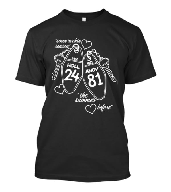 Since Rookie Season Hollanov Heated Rivalry Room Numbers 1410 1221 Summer Before T-Shirt
