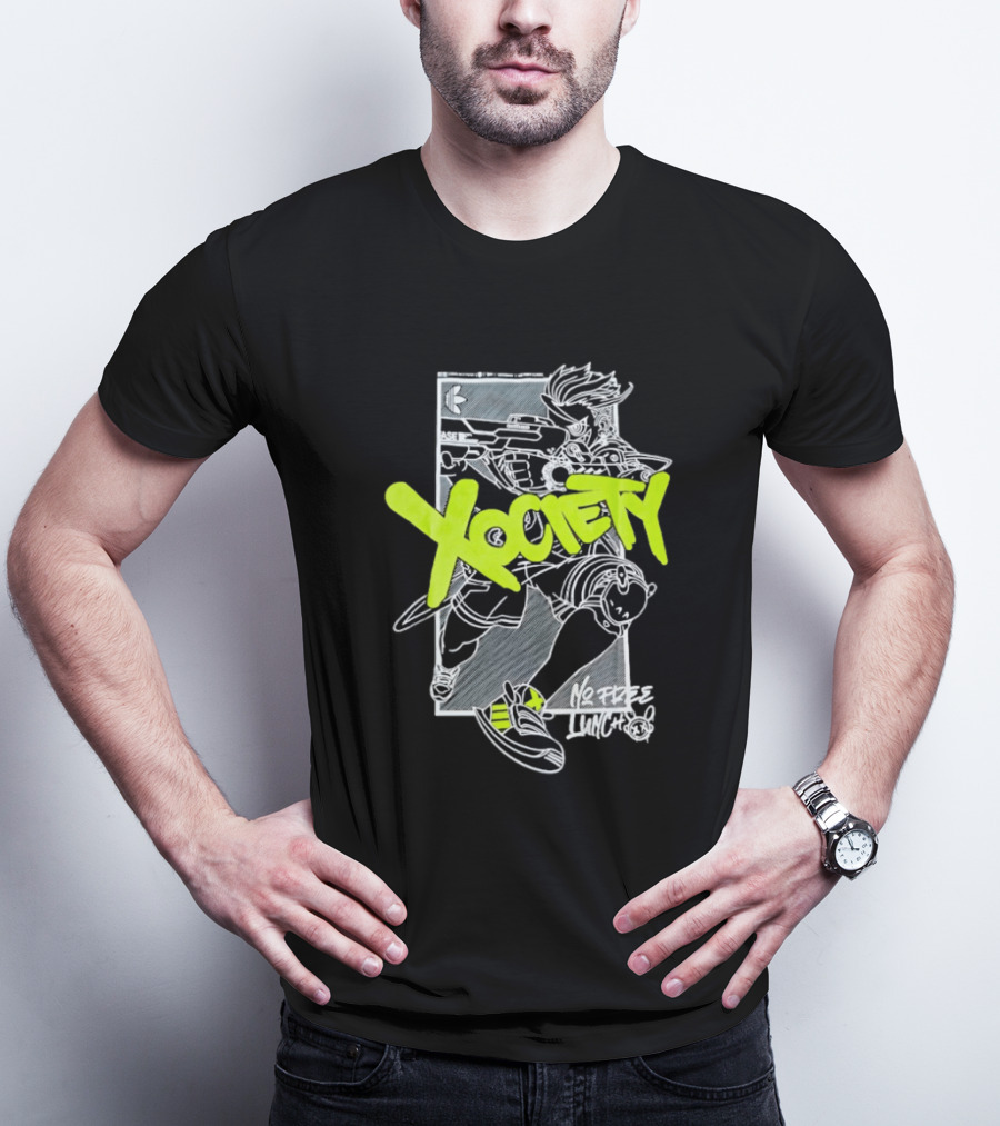 Xociety No Free Lunch Streetwear Fashion T-Shirt