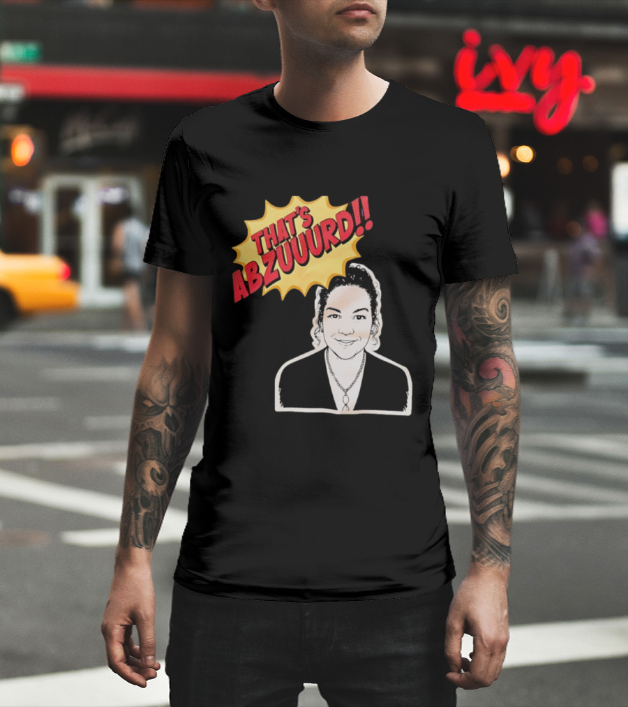 THAT'S ABZUUURD Cartoon Style Comic Expression T-Shirt