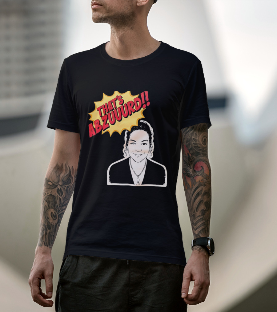THAT'S ABZUUURD Cartoon Style Comic Expression T-Shirt