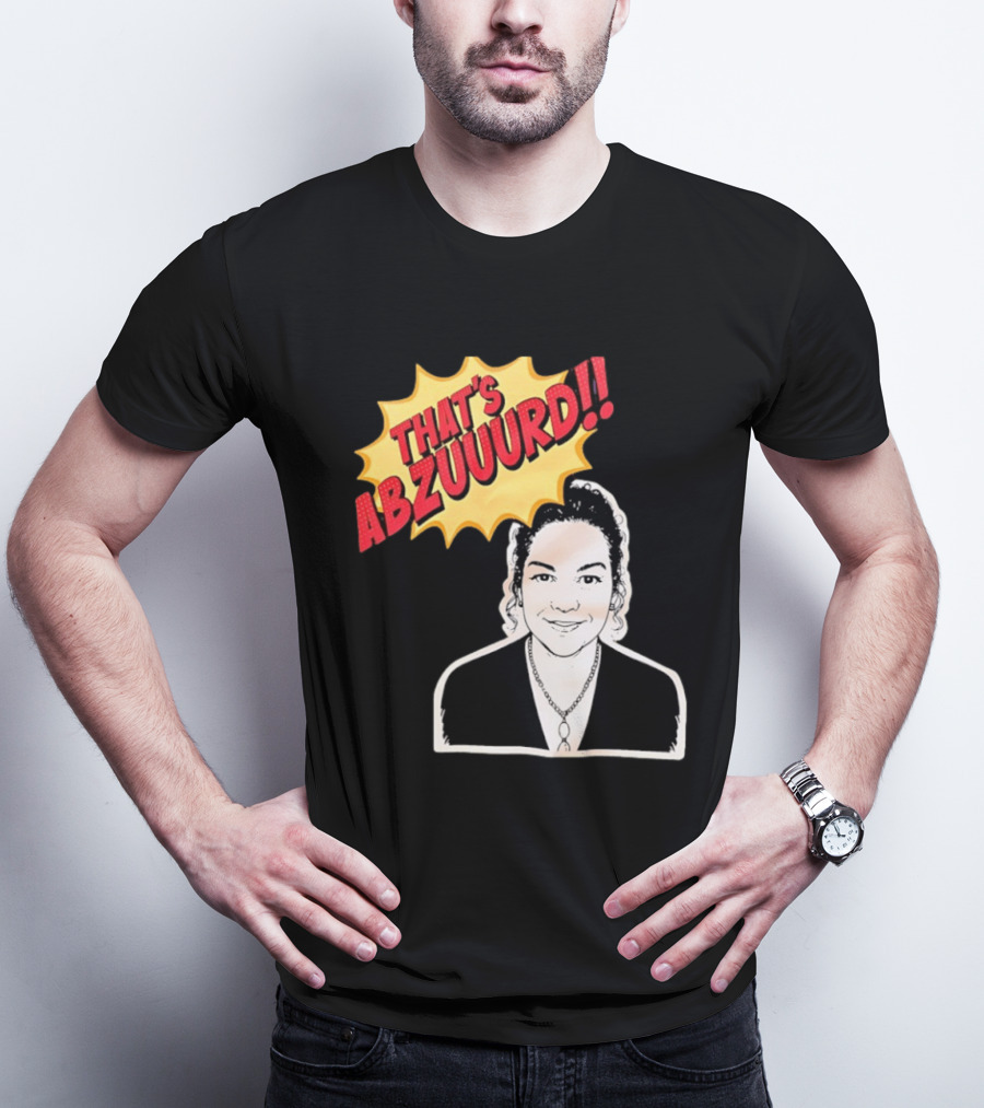 THAT'S ABZUUURD Cartoon Style Comic Expression T-Shirt