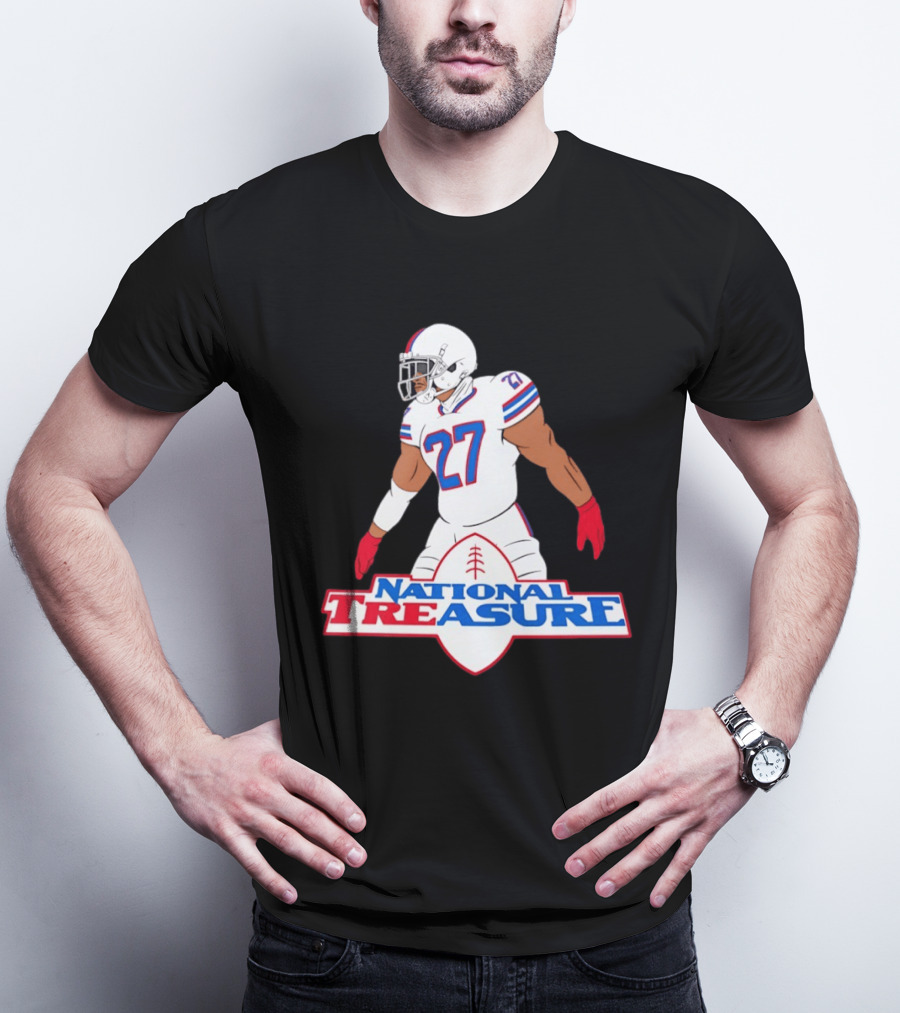 National Treasure Tre'Davious White 27 Buffalo Bills Football Legend T-Shirt
