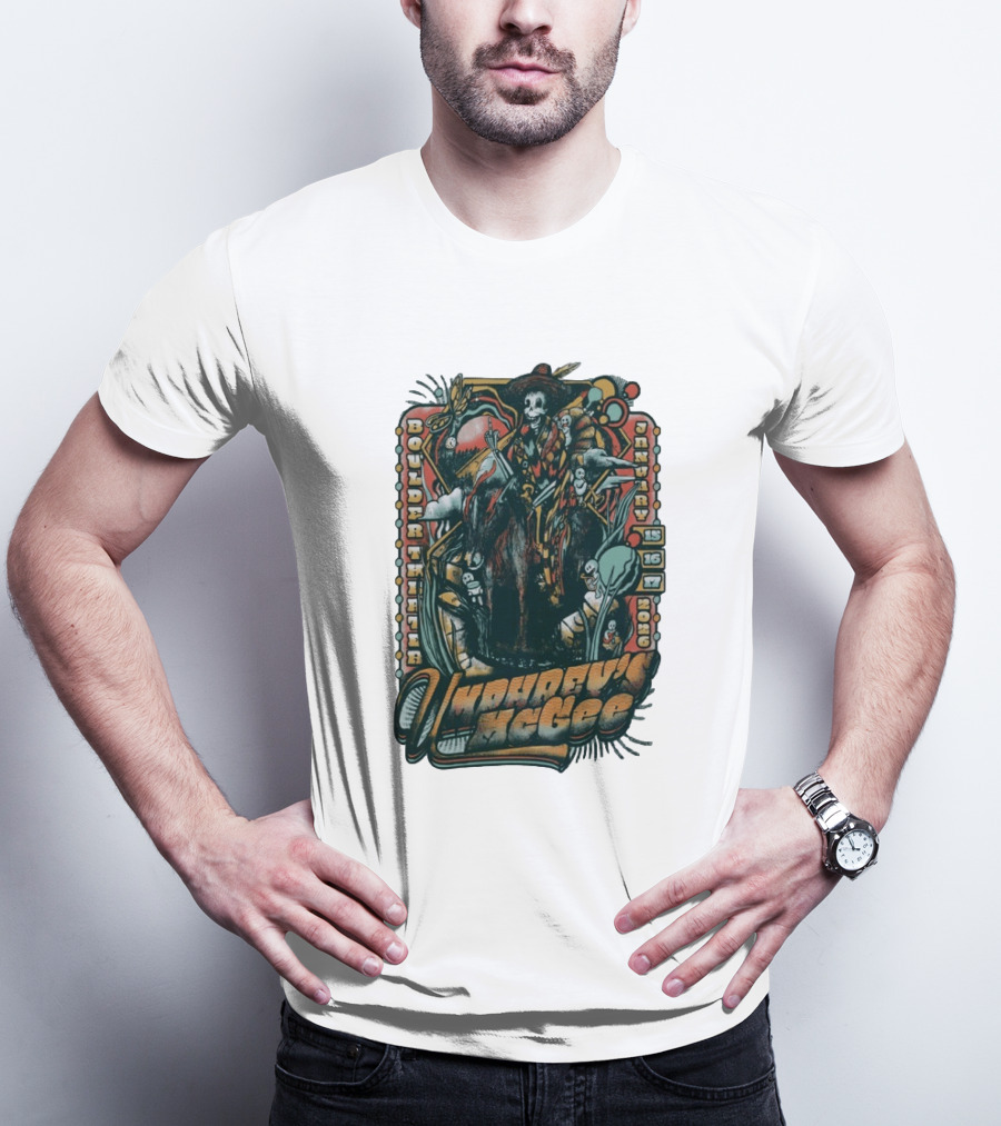 Umphrey's McGee Boulder Theater January 15 16 17 2026 Skeleton T-Shirt