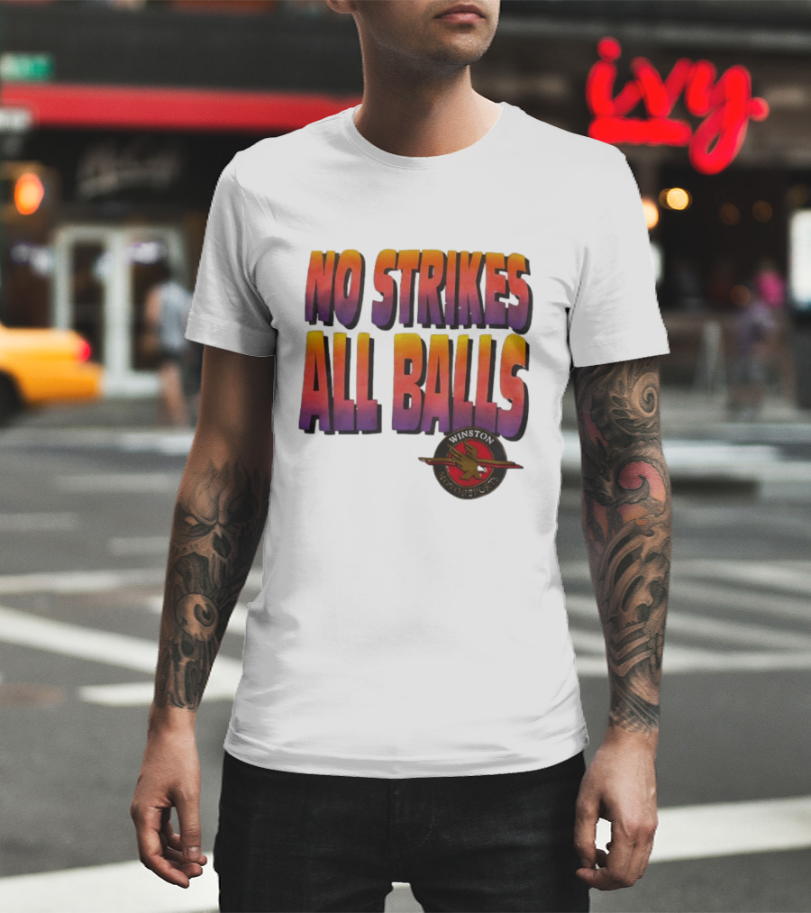 Winston Motorsports No Strikes All Balls T-Shirt