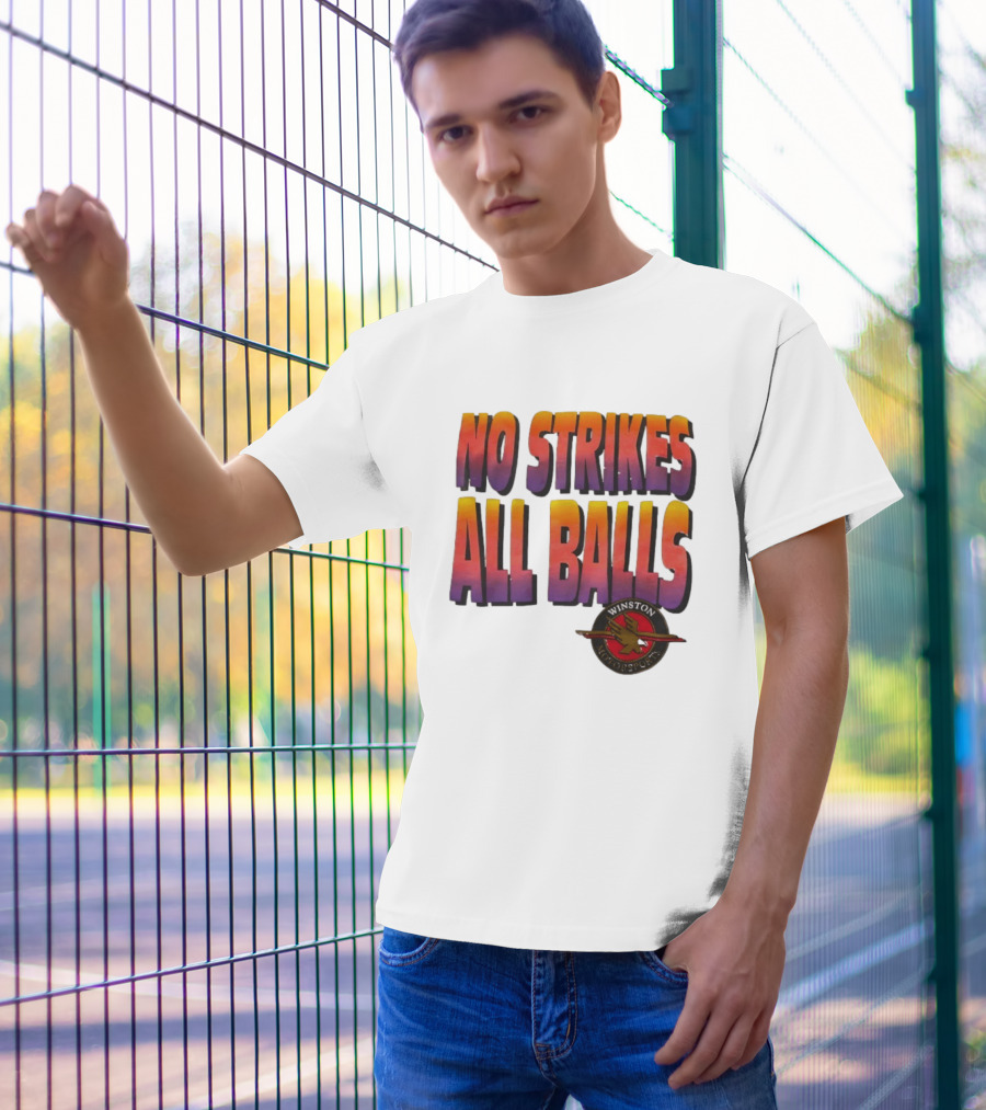 Winston Motorsports No Strikes All Balls T-Shirt