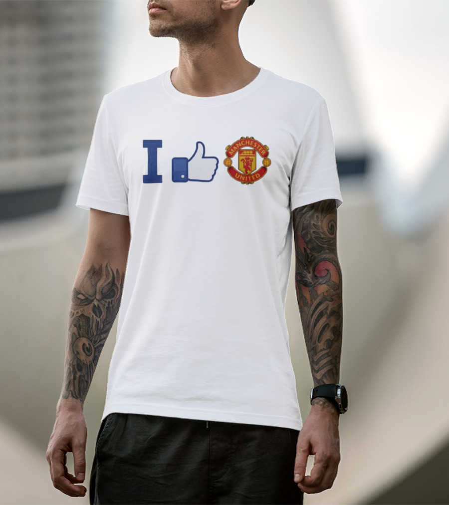 I Like Manchester United Thumbs Up T-Shirt
