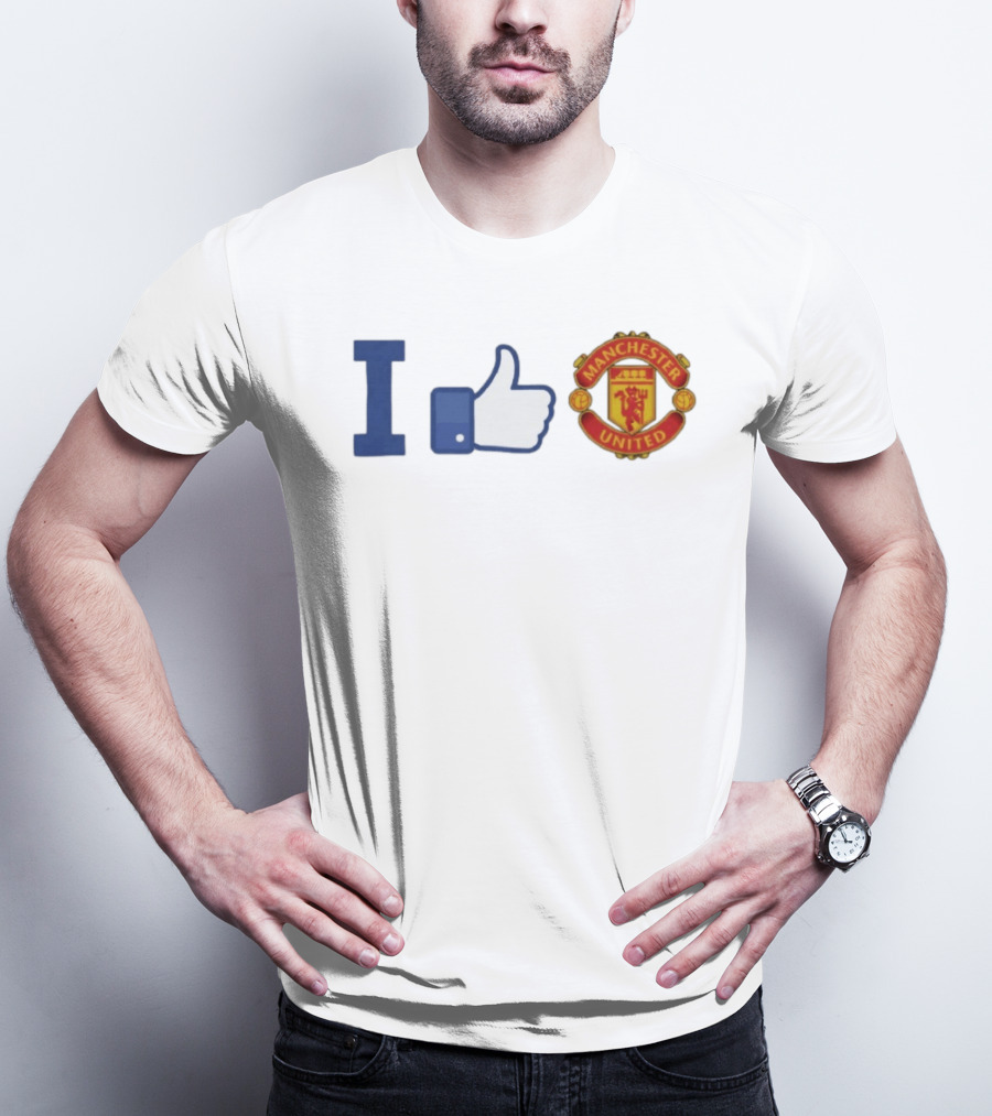 I Like Manchester United Thumbs Up T-Shirt