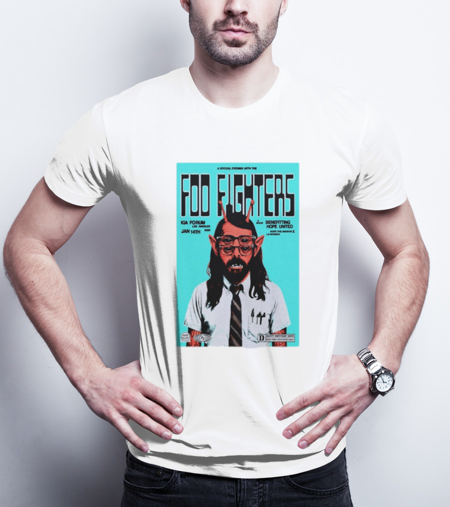 A Special Evening With Foo Fighters Jan 14th 2026 Kia Forum Los Angeles Benefitting Hope United T-Shirt