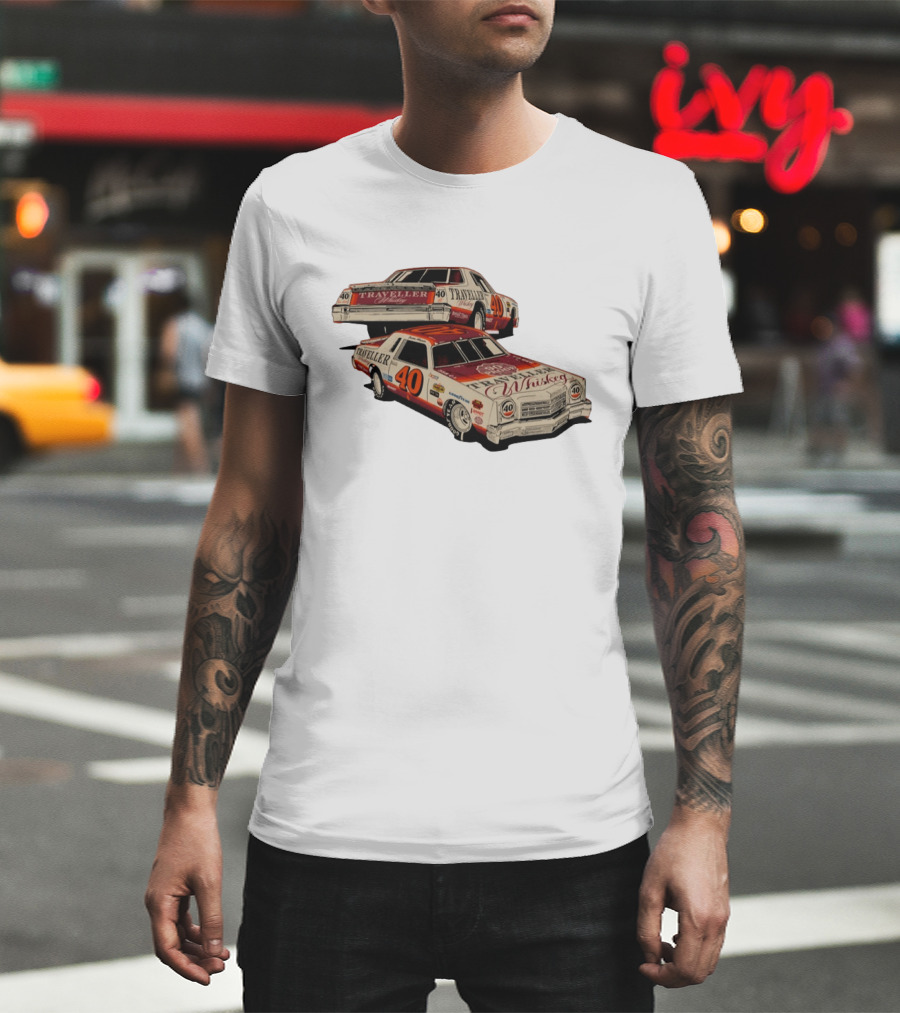Justin Allgaier No 40 1978 Traveller Whiskey Die Cast Racing Car T-Shirt