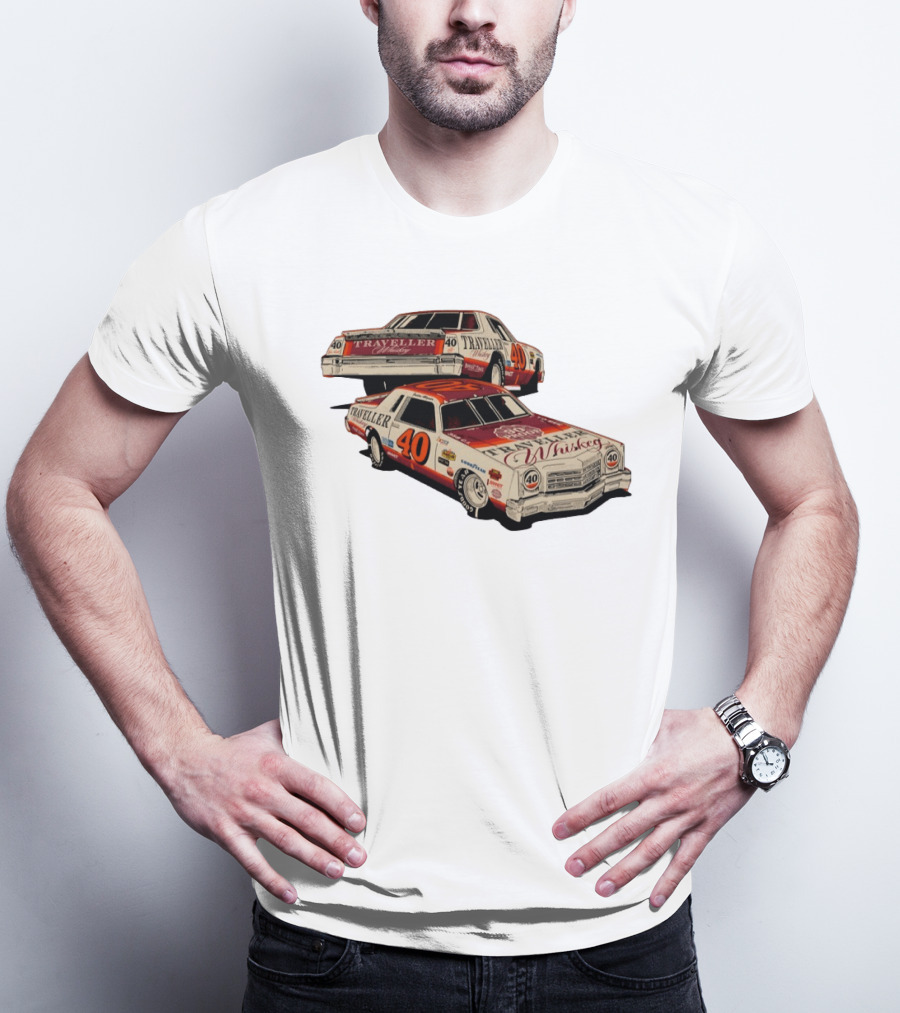 Justin Allgaier No 40 1978 Traveller Whiskey Die Cast Racing Car T-Shirt
