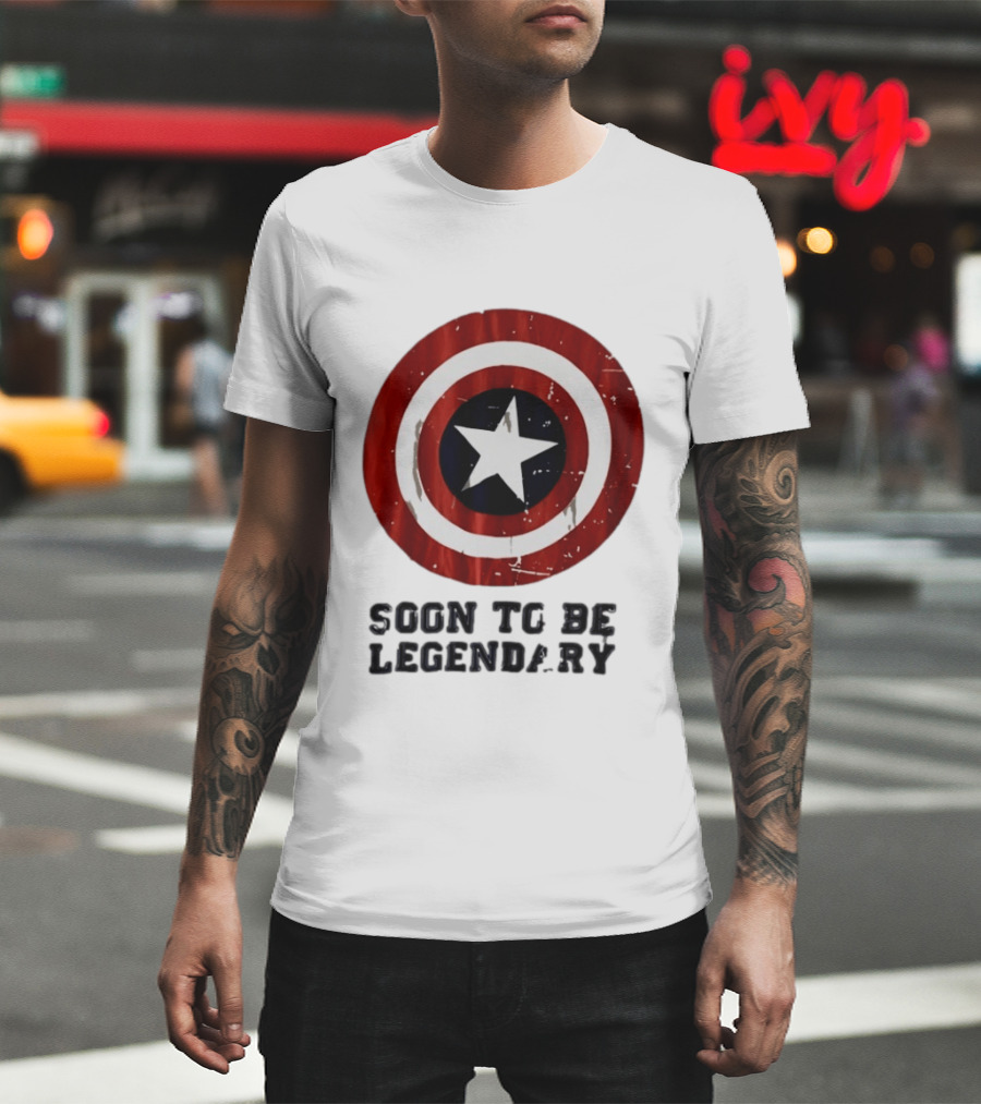 Captain America Shield Soon To Be Legendary Marvel T-Shirt