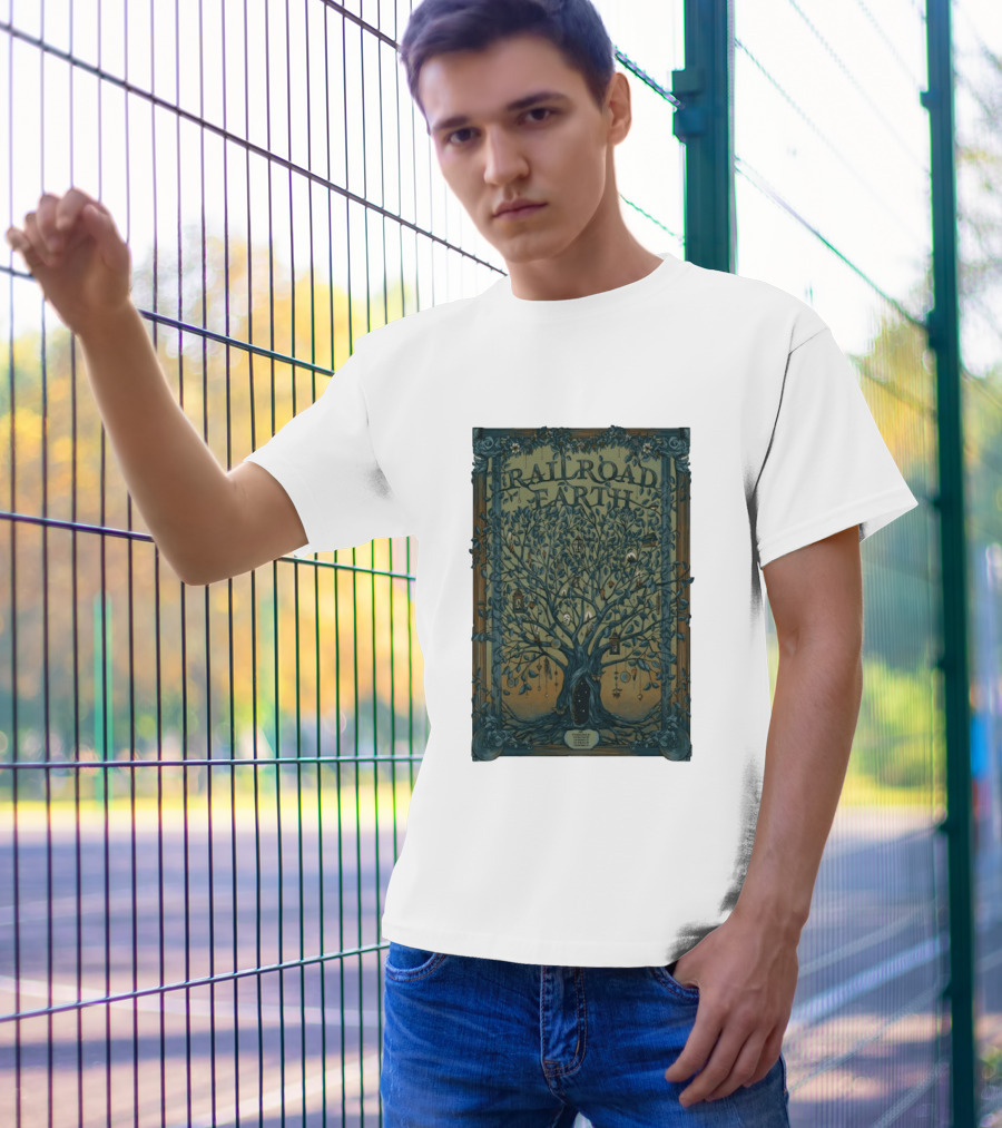 Railroad Earth Northeast Tour Winter 2026 Tree Lanterns And Ornaments T-Shirt