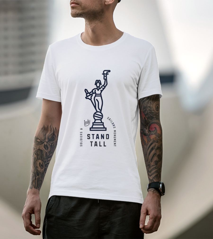 Soldiers And Sailors Monument Stand Tall Statue T-Shirt
