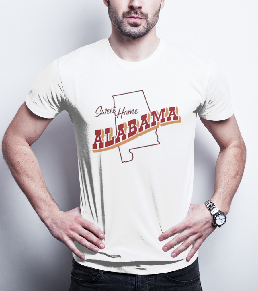 Sweet Home Alabama Map T-Shirt
