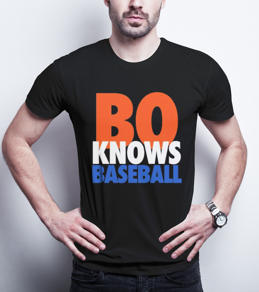 Bo Knows Baseball Retro Sports T-Shirt