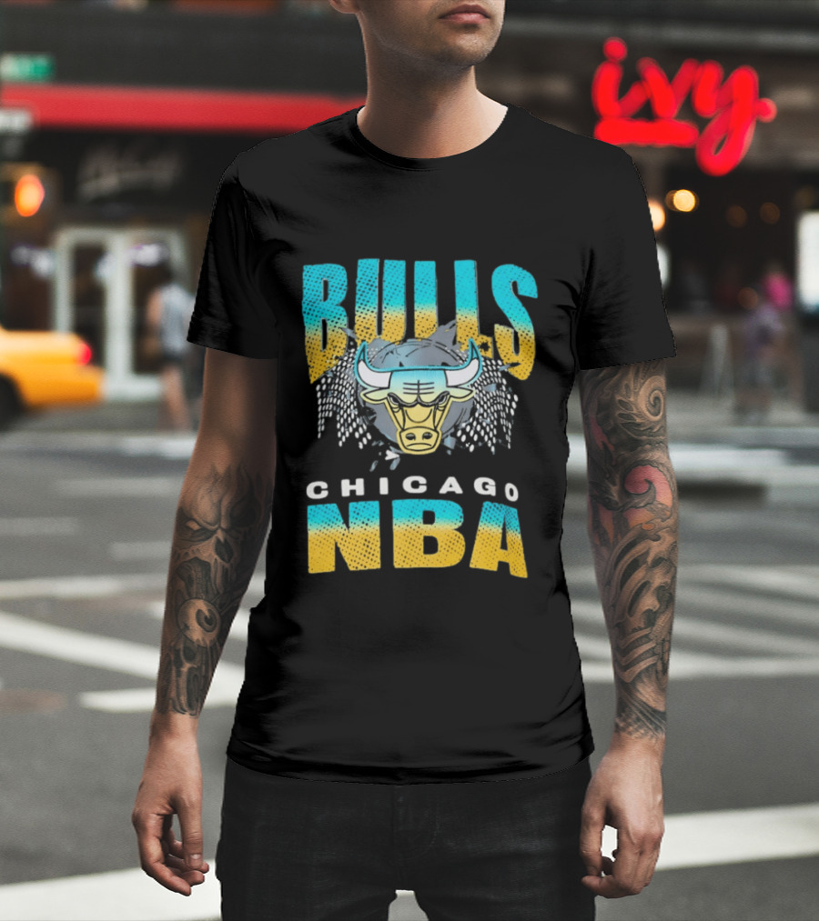 Chicago Bulls NBA Head Bull T-Shirt
